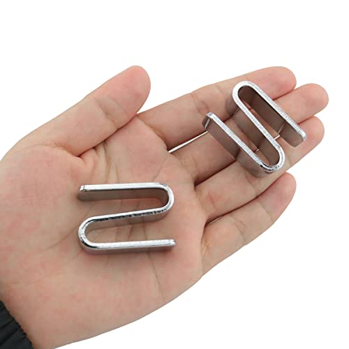 Wire Shelving S Hook ITROLLE 4PCS Chromeplate Steel S Clips For Wire Shelf System Wire Rack Hook