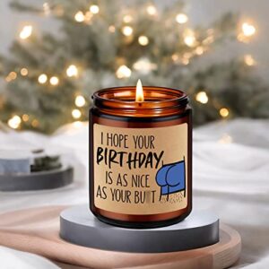 GSPY Funny Birthday Scented Candles - Birthday Gifts for Boyfriend, Husband, Him - Rude Birthday Gifts, Happy Birthday Gifts for Men, Boyfriend, Husband, Fiance - Gay Birthday, Funny Bday Gifts