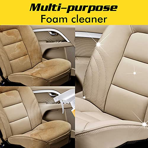 Amplesunshine Foam Cleaner, Powerful Stain Removal Kit, Warm Tint Foam Cleaner，Simple Tech Spray Cleaner，Foam Cleaner All Purpose for Car and House (30ML-1PCS)