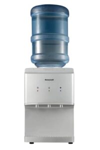 honeywell 3-5 gallon top load countertop tri-temperature water dispenser (hwdc-200s)