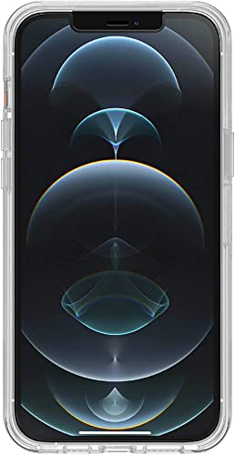 OtterBox Symmetry Clear Seires Case for iPhone 12 Pro Max (Only) - with Performance Glass Screen Protector - Bundle Packaging - Clear