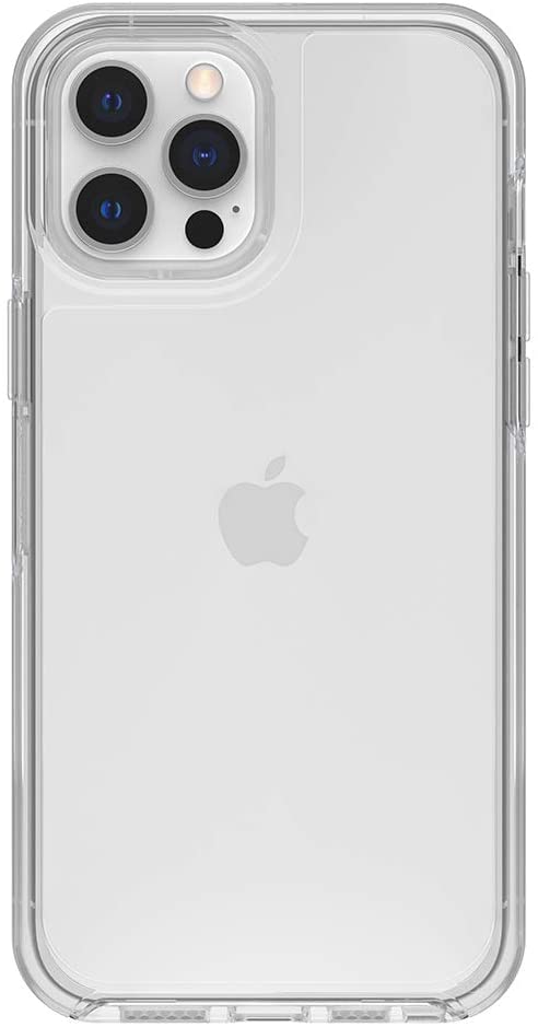 OtterBox Symmetry Clear Seires Case for iPhone 12 Pro Max (Only) - with Performance Glass Screen Protector - Bundle Packaging - Clear