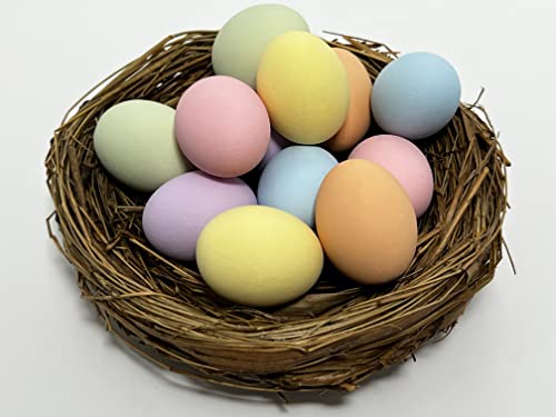 Eggcetera Ceramic Bird Quail Nest Eggs (Pastel, 1.25" x 0.75")