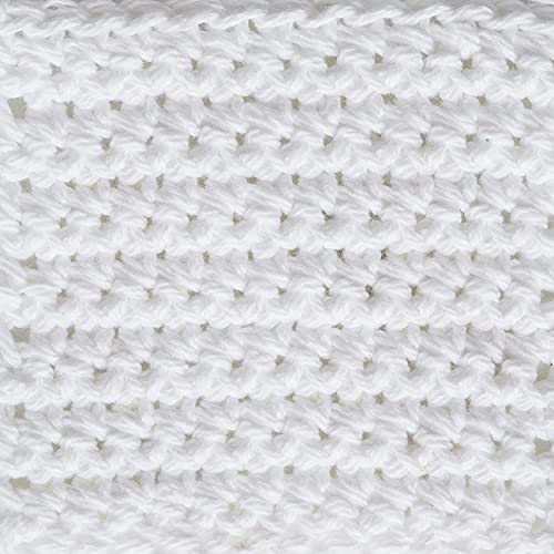 Lily Sugar N Cream Cones White Yarn - 1 Pack of 14oz/400g - Cotton - #4 Medium - 706 Yards - Knitting/Crochet