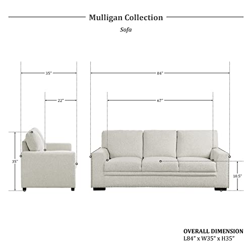 Lexicon Mulligan Living Room Sofa, Beige