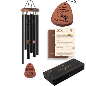 venbeel pet memorial gifts, 28" pet memorial wind chimes, dog memorial gifts, pet loss gifts, loss of pet sympathy gift, pet remembrance gift in memory of dog cat