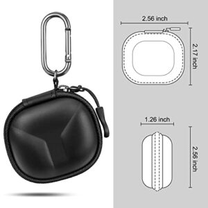 Fintie Carrying Case for AirPods 3rd Generation (2021) - Protective Hard EVA Shockproof Storage Portable Travel Cover Bag with Carabiner Compatible with AirPods 2 / Airpods 1, Black