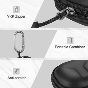 Fintie Carrying Case for AirPods 3rd Generation (2021) - Protective Hard EVA Shockproof Storage Portable Travel Cover Bag with Carabiner Compatible with AirPods 2 / Airpods 1, Black