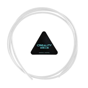 official creality 3d printer bowden tube 1m, 3d printer ptfe tube teflon bowden tubing upgrades for 1.75mm filament ender 3/ender 3 v2/ender 3 pro/ender 3 max/ender 5 series/cr 10 series (1m)