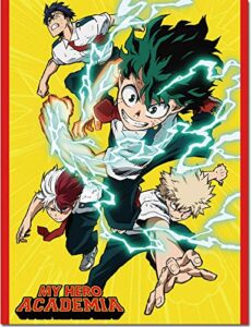 my hero academia s5 - group art #a throw blanket