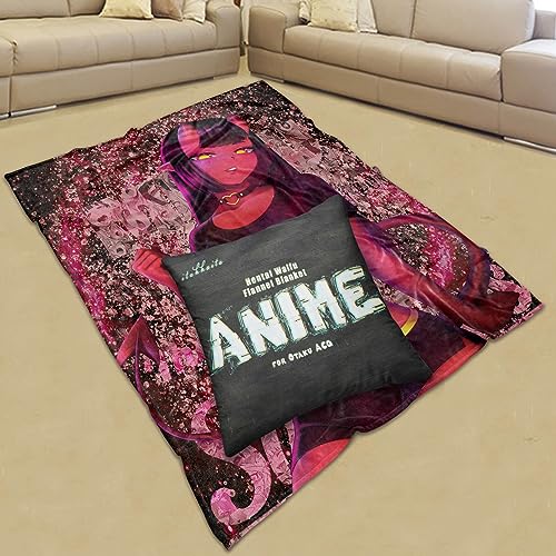 itakkaito Fleece Blanket (Hentai Waifu Ahegao Sexy Big Oppai Boobs) Plush Throw Fuzzy Super Soft Microfiber Flannel Blankets for Couch, Bed, Sofa Warm and Cozy for All Seasons