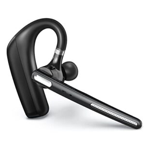 ngsod bluetooth headset - wireless headset with microphone 90 days standby/110 hours talktime, bluetooth earpiece for cell phone/pc tablet/laptop computer, headphones for trucker/driver/business