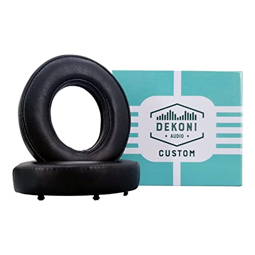 Dekoni Audio Earpads Compatible with Focal Headphones | Ear Pads for Stellia, Celestee, Utopia, Clear | Custom Series Cushions, Black