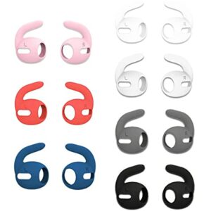 ALXCD Sport Eartips Hook Compatible with AirPods 3 Earbuds 3rd Gen 2021, Anti Slip Anti Lost Silicone Earbuds Covers Ear Hook Tips Earhooks, Compatible with AirPods 3, 7 Pairs 7 Colors