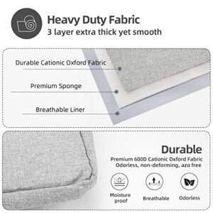 Eruna 2 Pack Extra Large Storage Bag 3 Layer Thick Oxford, Closet Organizer for Duvets, Down Jackets, Comforters, Blankets, Clothes, Pillows, Washable Breathable Odorless Moisture Resistant, Grey