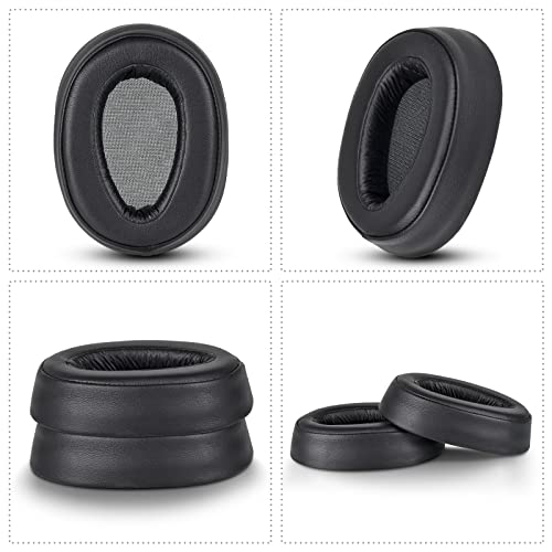 WH900N Earpads Replacement MDR-100ABN Ear Pads Cushion Earmuff Pads Compatible with WH-H900N 100ABN Wireless Noise ancelling Headphones. (Black)