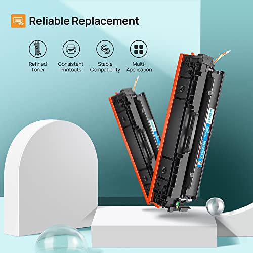 KEENKLE Compatible Toner Cartridge Replacement for HP 204A HP204A CF510A CF511A CF512A CF513A Compatible with Laserjet Pro MFP M154 M154a M154nw M180n M180nw M181 M181fw Printers(4 Pack)