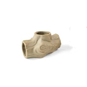 hamster ceramic channel tree stump shape hamster pipe house natural wind cage pet landscaping tunnel - s/l