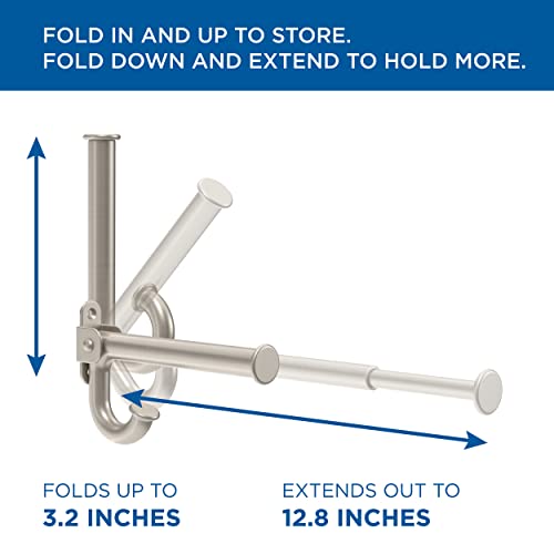 Franklin Brass Satin Nickel Oval Extend-a-Hook