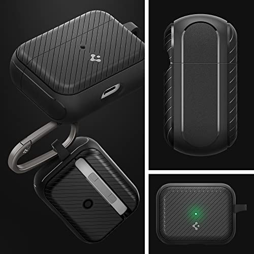 Spigen Mag Armor Airpods Pro MagSafe Compatible Case and Mag Fit Duo Stand Pad - Black