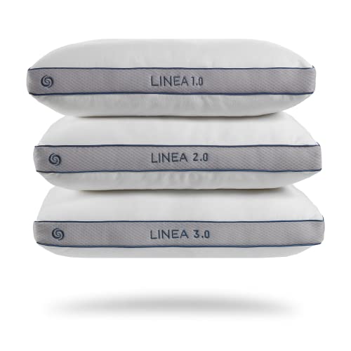 Bedgear Linea Performance Pillow – Size 1.0 – Medium Soft Pillow – Hypoallergenic Pillow for Neutral Temperature and Back, Side, and Stomach Sleepers