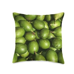 mamoncillos throw pillow, 16x16, multicolor