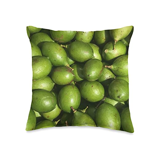 Mamoncillos Throw Pillow, 16x16, Multicolor