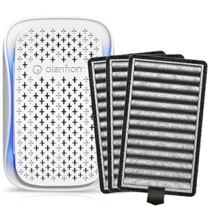 clarifion - dstx air purifier and hepa filter (3-pack) bundle