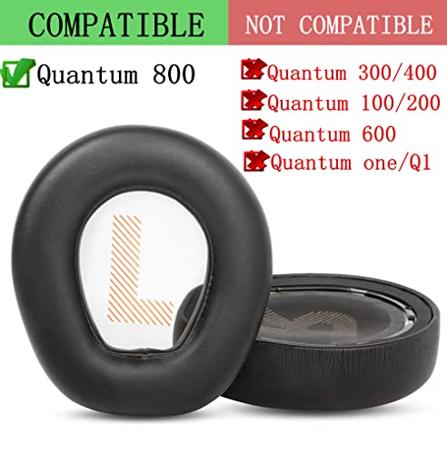 YunYiYi Q800 Replacement Ear Pads Cushions Compatible with JBL Quantum 800 Gaming Headset Parts Ear Cover