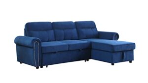 lilola home ashton sectional, blue