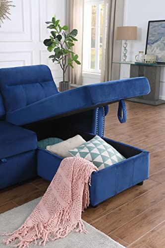 Lilola Home Ashton Sectional, Blue