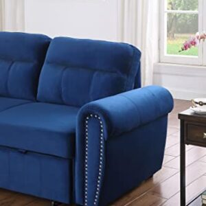 Lilola Home Ashton Sectional, Blue