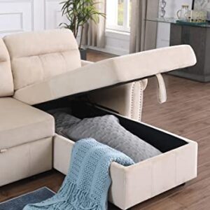 Lilola Home Ashton Sectional, Beige