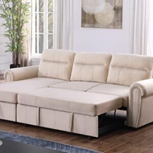 Lilola Home Ashton Sectional, Beige