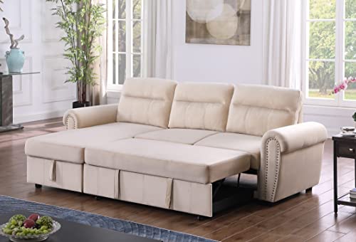 Lilola Home Ashton Sectional, Beige