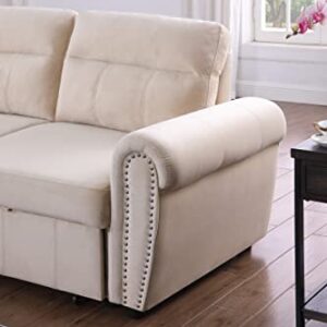 Lilola Home Ashton Sectional, Beige