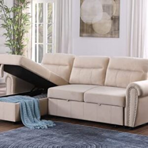 Lilola Home Ashton Sectional, Beige