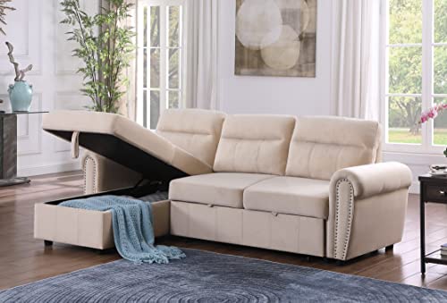 Lilola Home Ashton Sectional, Beige