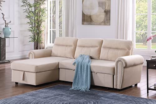 Lilola Home Ashton Sectional, Beige