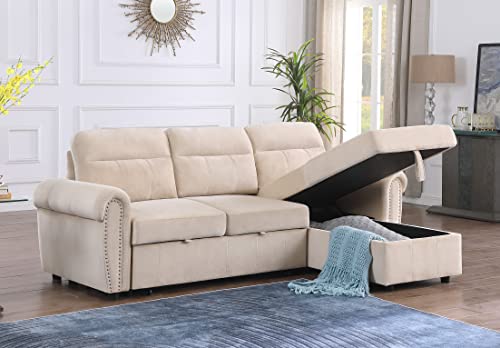 Lilola Home Ashton Sectional, Beige