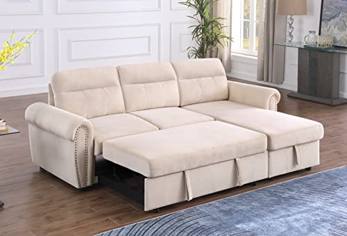 Lilola Home Ashton Sectional, Beige