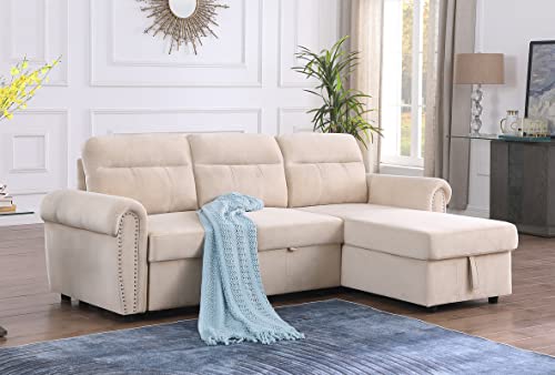 Lilola Home Ashton Sectional, Beige