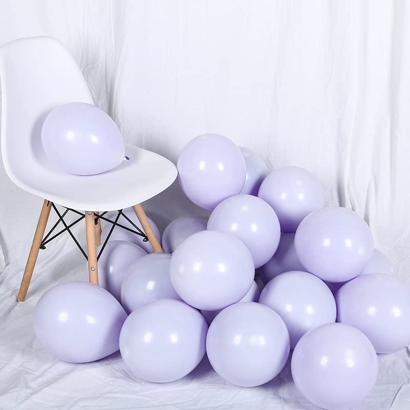 132Pcs Purple Balloon Garland Arch Kit, Lavender Light Purple Lilac Balloons 5/10/18Inch Macaron Pastel Latex Balloon for Birthday Baby & Bridal Shower Wedding Engagement Bachelorette Business Celebration Anniversaries Graduation LGBT Unicorn Party Suppli