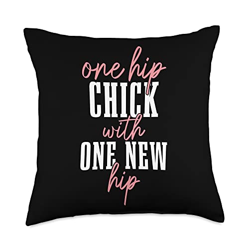 Hip Replacement Surgery Recovery Hip Chick With New Hip Throw Pillow