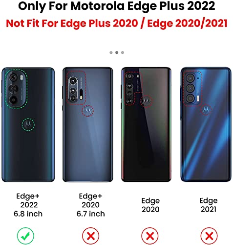 NZND Compatible with Motorola Edge Plus (2022) Case 5G 6.7" /Edge Plus 5G UW (2022) with [Built-in Screen Protector], Full-Body Protective Shockproof Rugged Bumper Cover Durable Case (Fantasy)