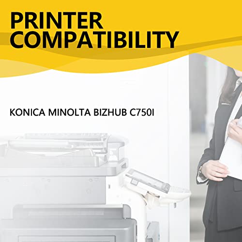 ZHANBO TN715 Remanufactured Black Toner Cartridge ACP8130 45,000 Pages Compatible with Konica Minolta bizhub C750i TN715K