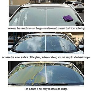 Car Glass Anti-Fog Rainproof Agent, Anti Fog Spray for Car Windshield Antifogging Rainproof Nano Rain Remover for Windows, Windshields, Mirrors, Shower Doors, Glass (2 Bottle Anti-Fog)