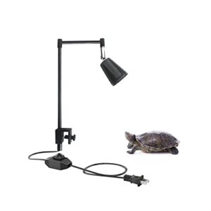 bnosdm reptile lamp stand adjustable floor light holder turtle aquarium tank heating lamp with clamp landing lamp stand bracket metal lamp support for spiders lizards turtles