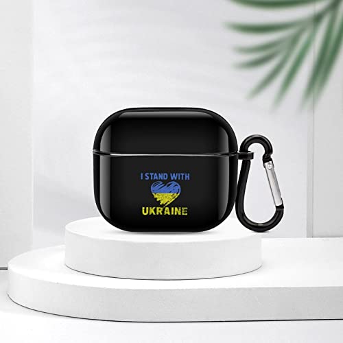 Haeyev Ukraine Flag AirPods 3 Case Cover Simple and Fashion Protective Cover for AirPods 3 with Keychain Style-19