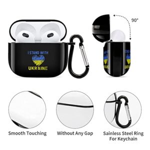 Haeyev Ukraine Flag AirPods 3 Case Cover Simple and Fashion Protective Cover for AirPods 3 with Keychain Style-19